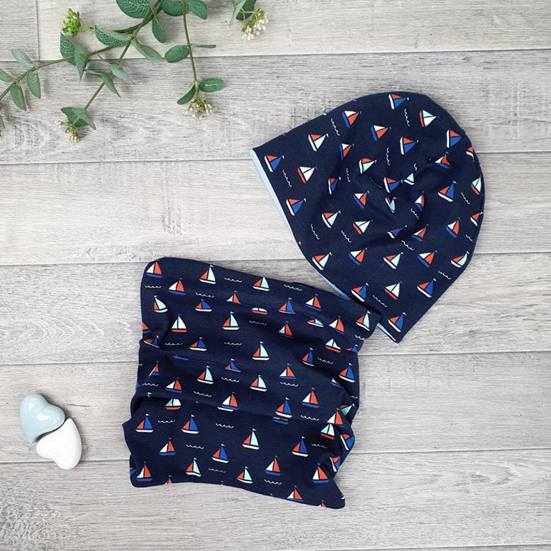 Hat and Tube Scarf PDF Sewing Pattern | JULAWI No.8 - Etsy