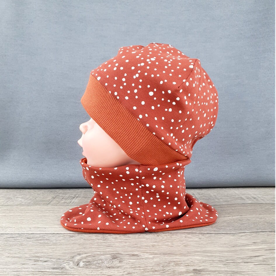 Hat and Tube Scarf Slim Fit PDF Sewing Pattern JULAWI No.17 - Etsy