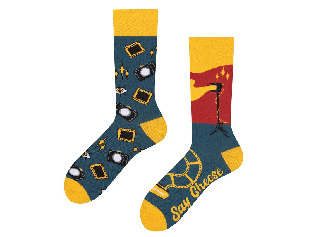 Cool Socks for Photographers| Gift for Photographer| Cool Colorful ...