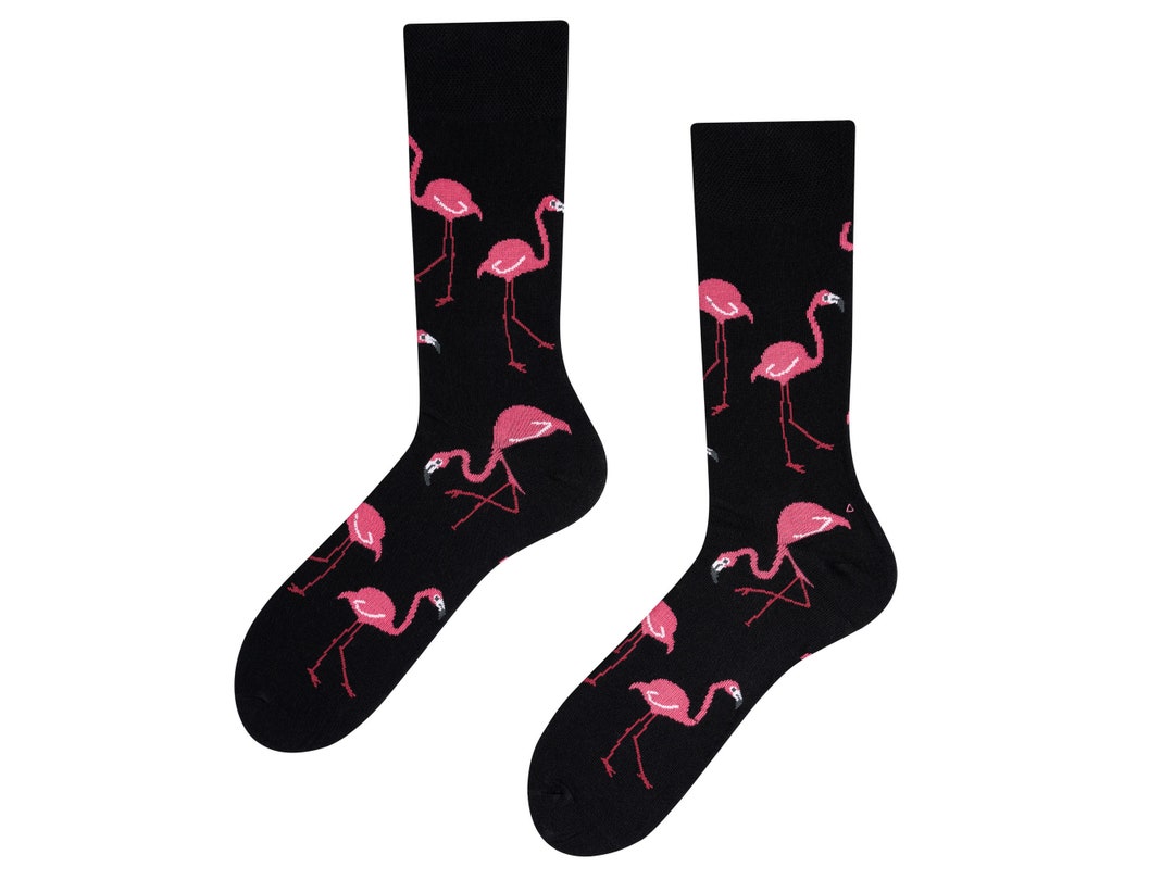 Cool Flamingo Socks | Flamingo Socks | Cool Socks | Colorful Socks ...