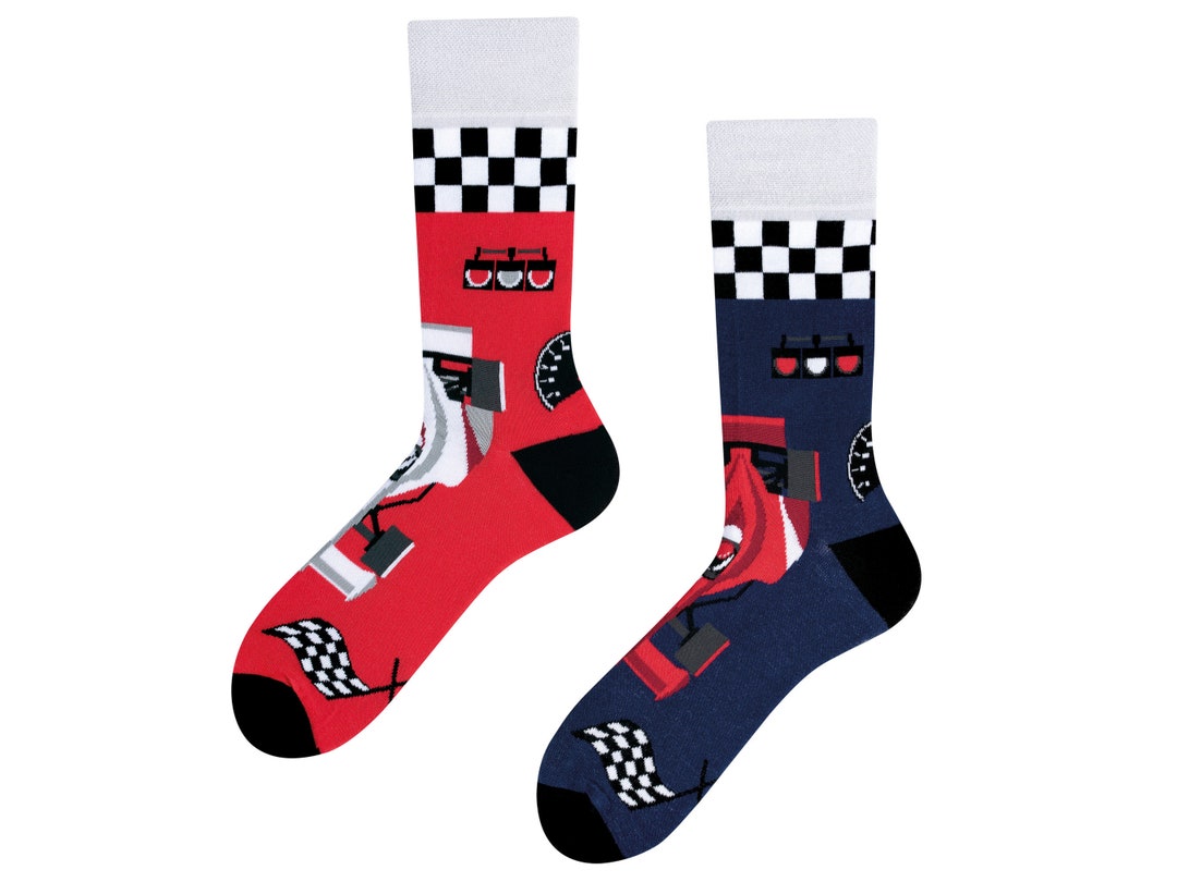 Formula 1 Socks | Formula 1 Socks | Blue Socks | Red Socks | Gift for ...