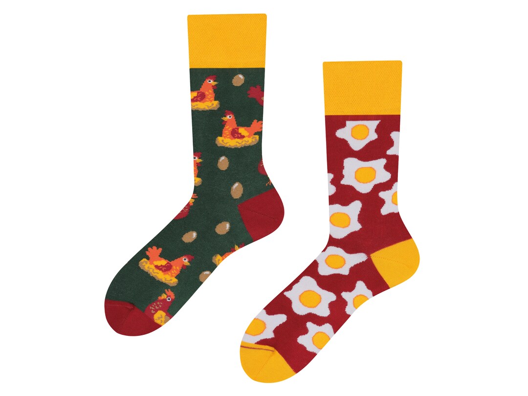 Cool Easter Socks| Socks With Egg and Chicken| Socks With Cute Chickens ...