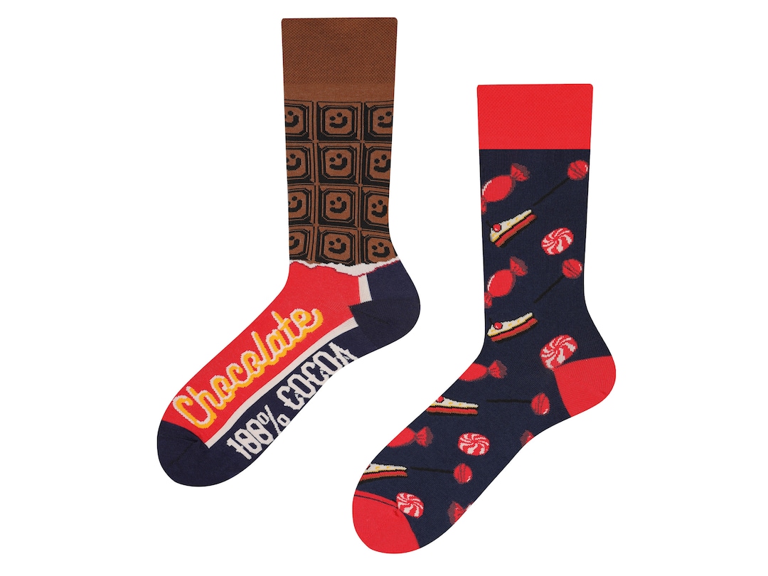 Super Cute Chocolate Socks| Chocolate Socks | Chocolate| Colorful Socks ...
