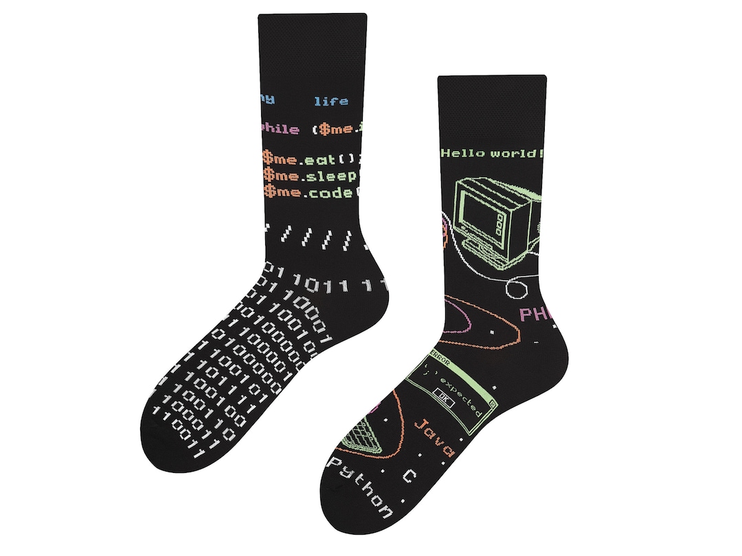 Cool Socks for IT Staff | Gift for Programmer | Gift for IT Students ...
