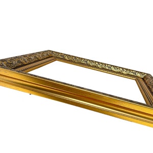 A5(14.8 X 21 Cm) Ornate Dahlia Style Gold Picture Frame Photo Frames ...