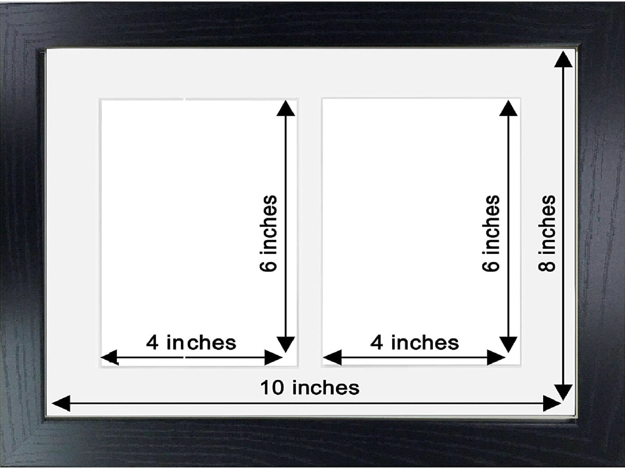 Multi Aperture Collage Photo Picture Frames Holds 1,2,3,4,5,6,8,9 ...
