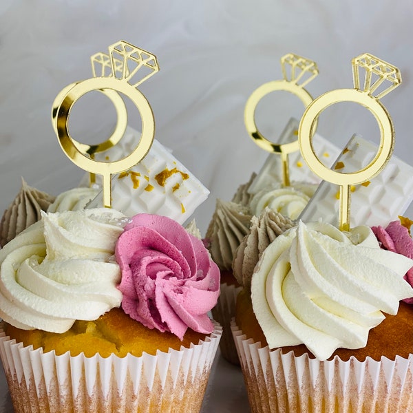 Acrylic Engagement Ring Topper - Etsy