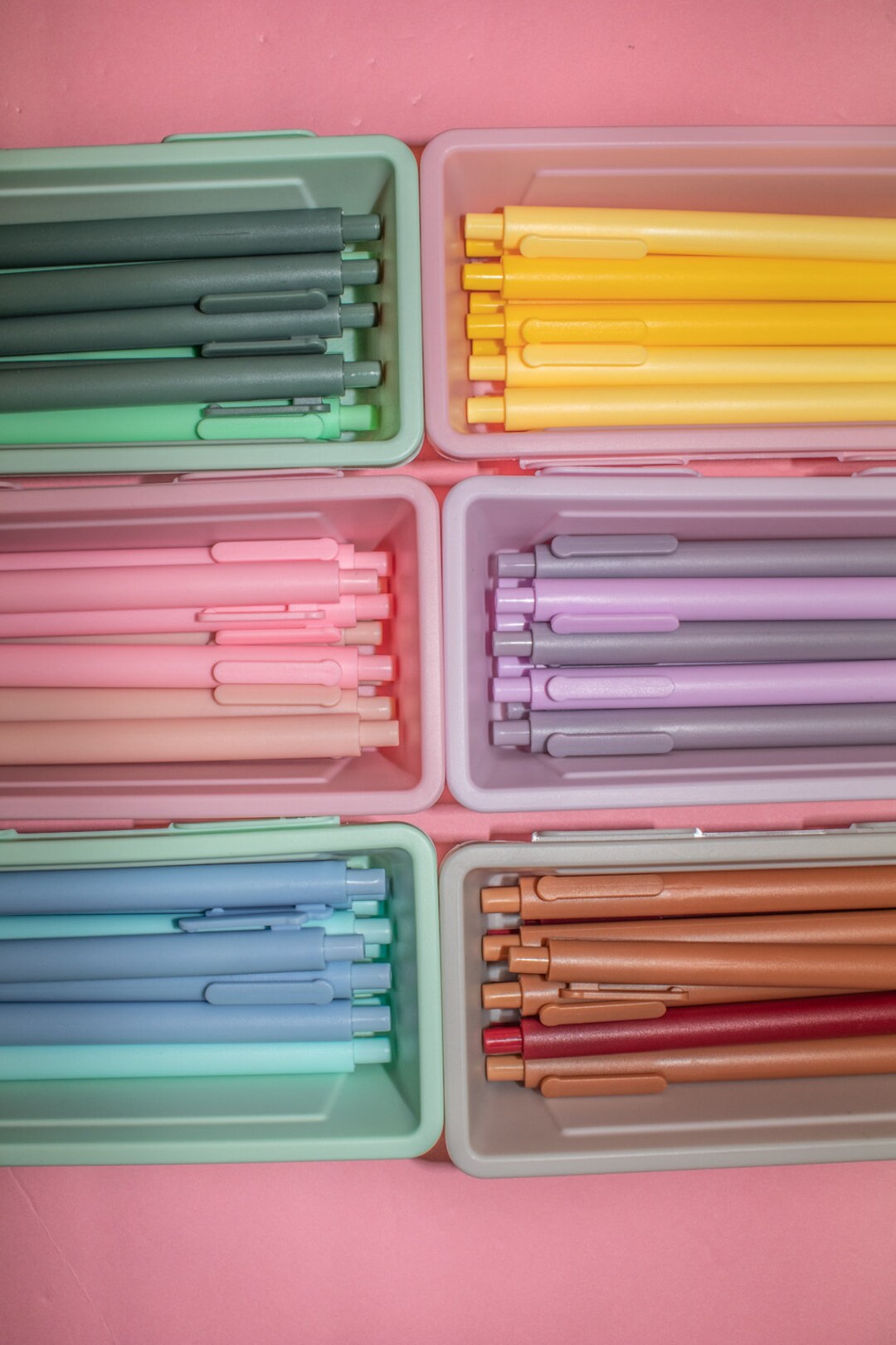 Colorful Pens Mix and Match Pastel Pens Bullet Journal Planner Black ...