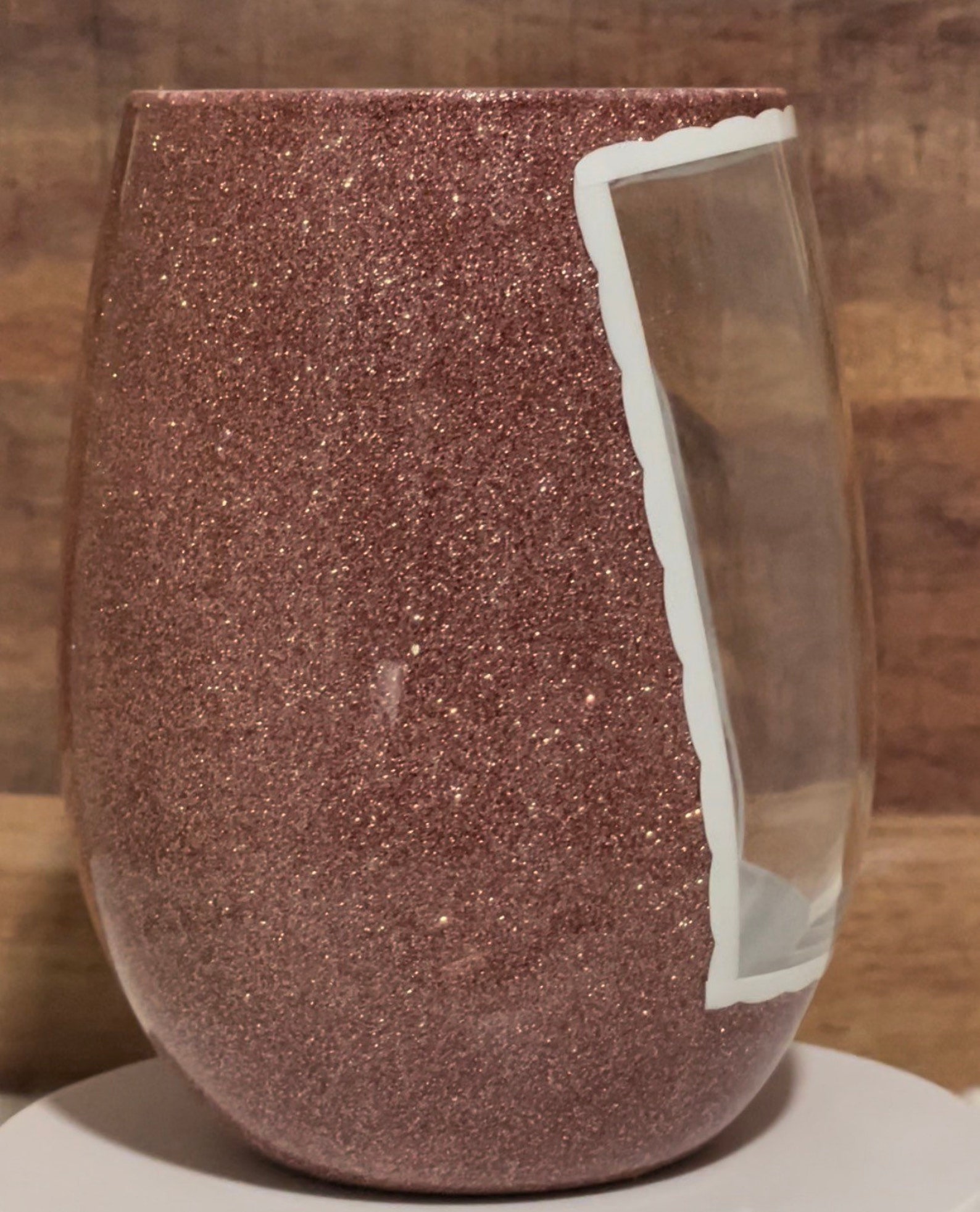 Custom Peak a Boo Wine Glass - Etsy