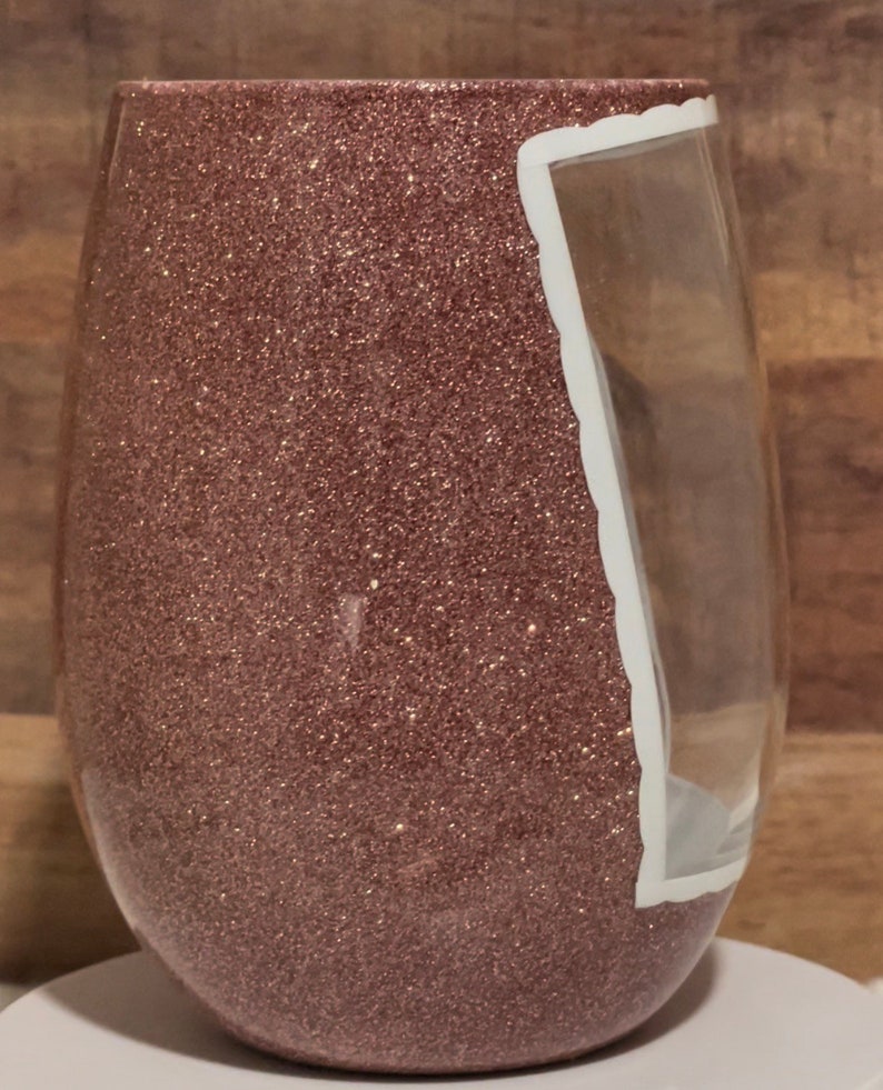 Custom Peak a Boo Wine Glass - Etsy