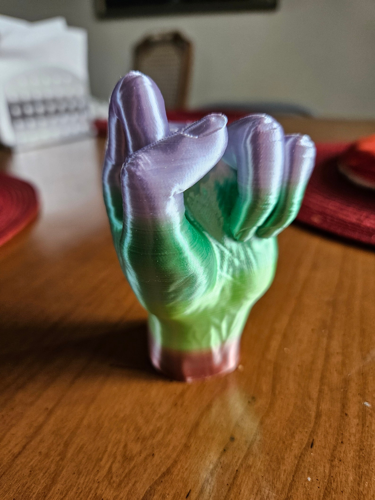 3d Printed Collapsible Middle Finger - Etsy
