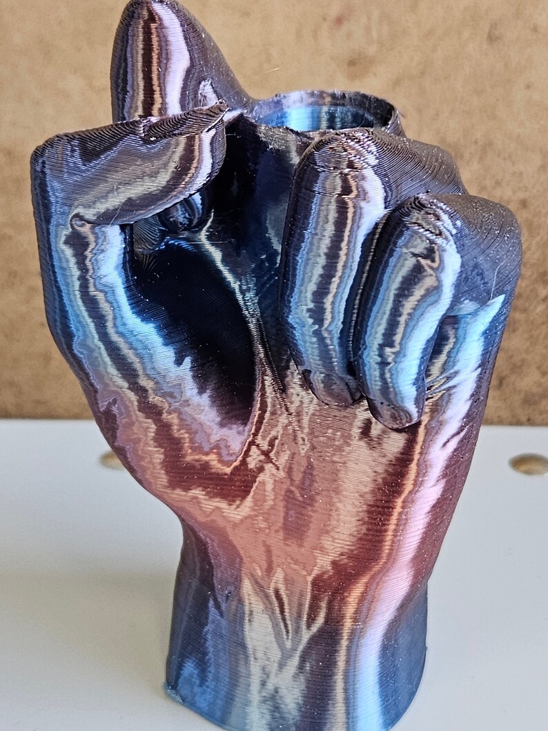 3d Printed Collapsible Middle Finger - Etsy