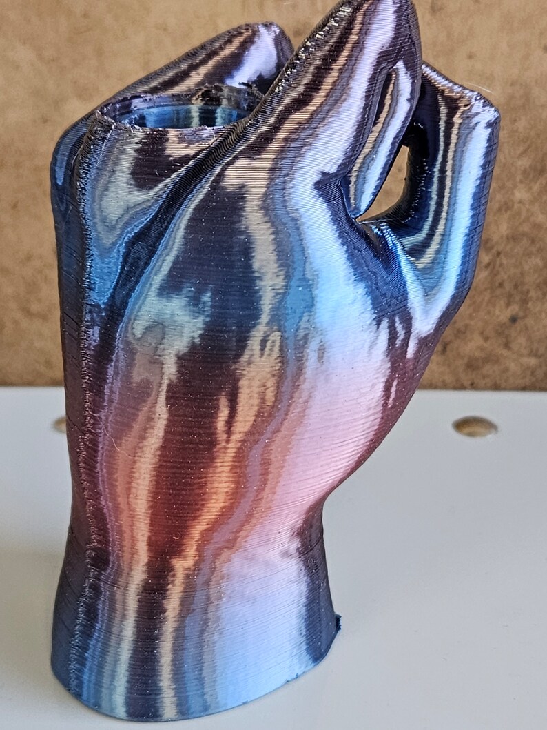 3d Printed Collapsible Middle Finger - Etsy