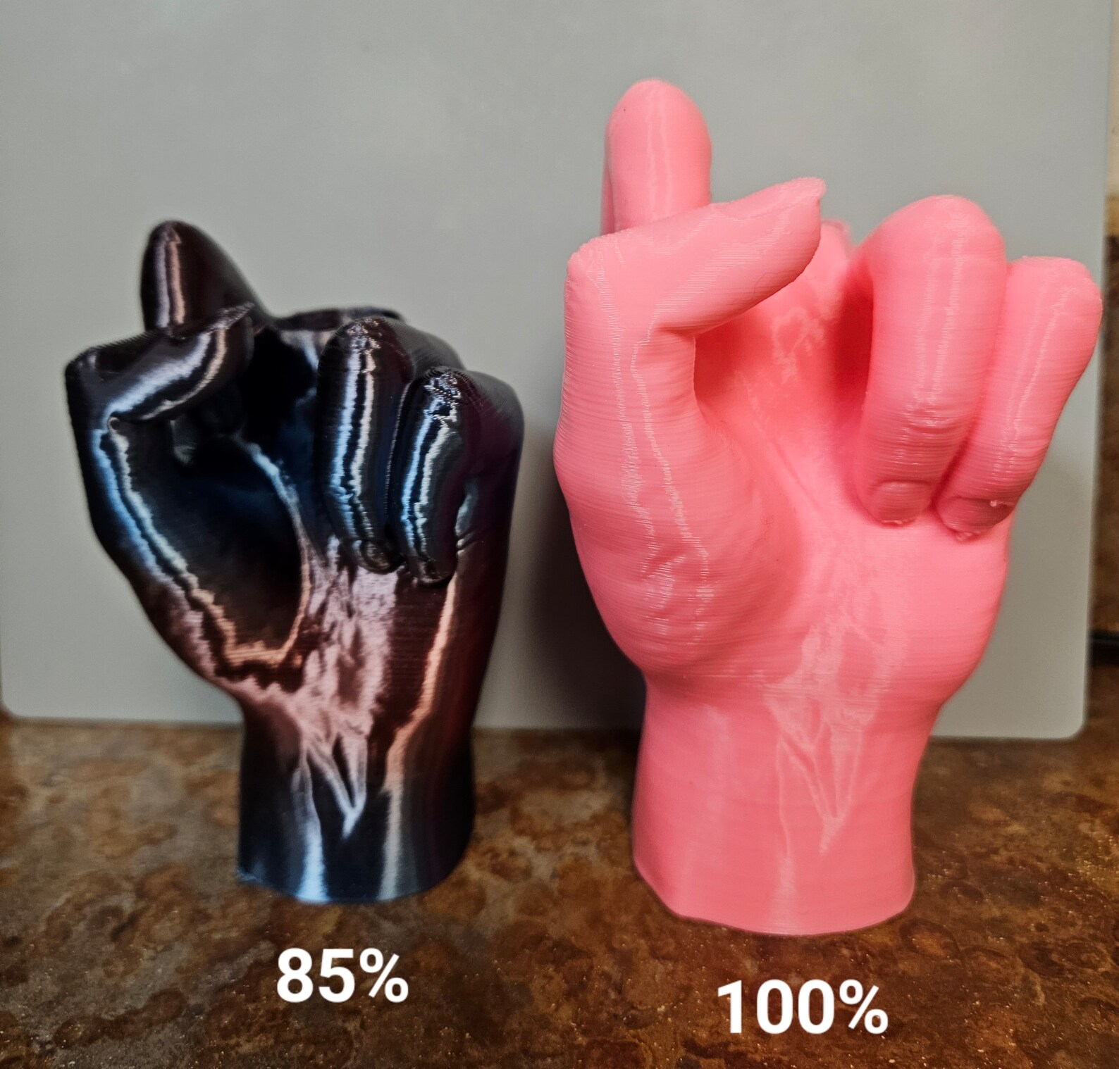 3d Printed Collapsible Middle Finger - Etsy