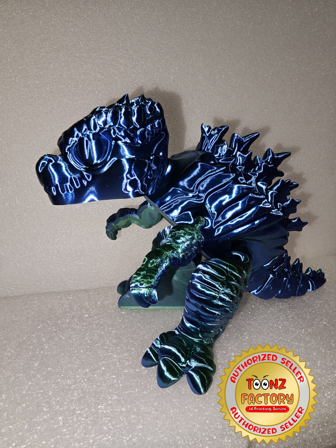 3D Printed Articulated Godzilla - Etsy