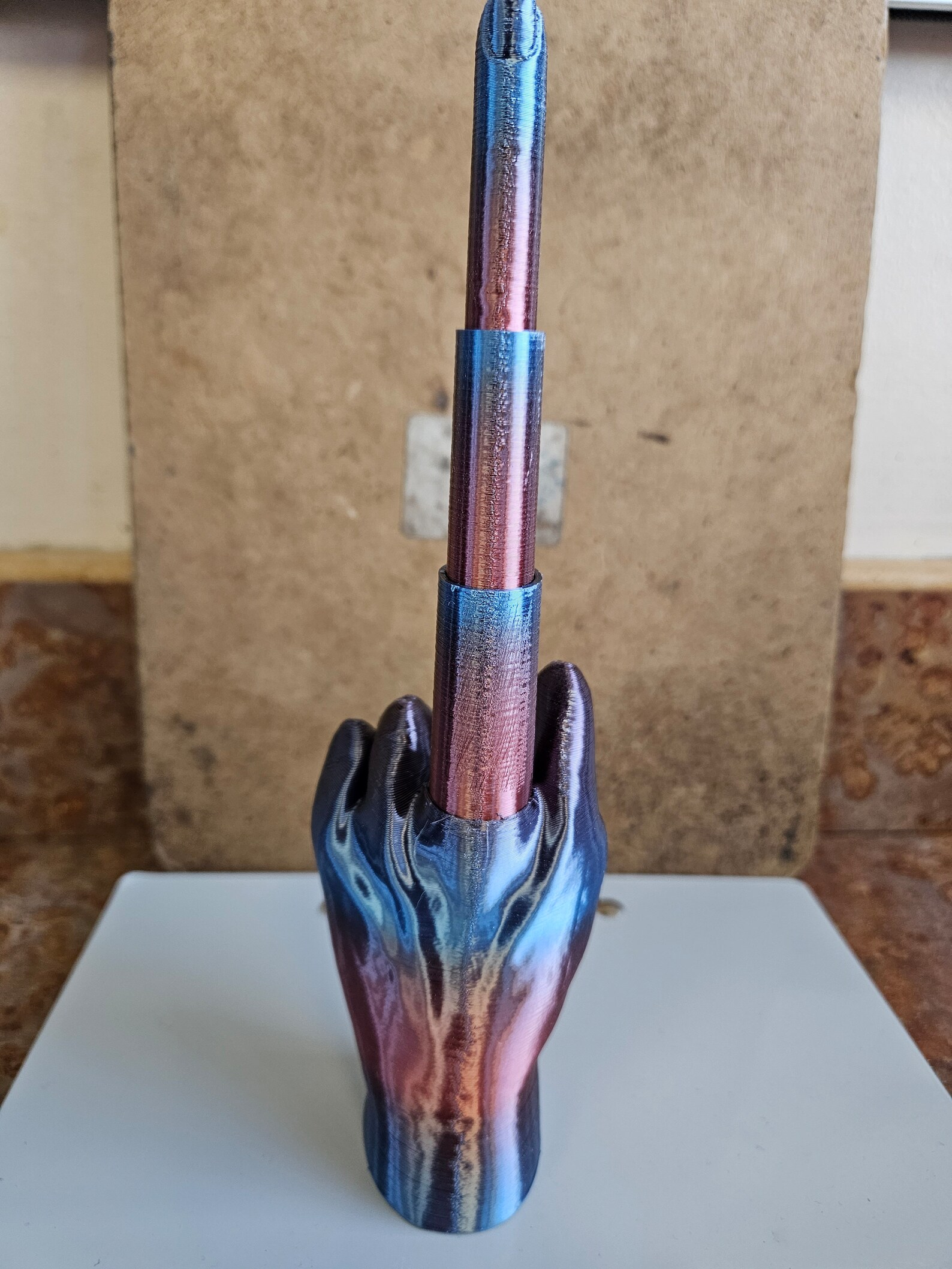 3d Printed Collapsible Middle Finger - Etsy