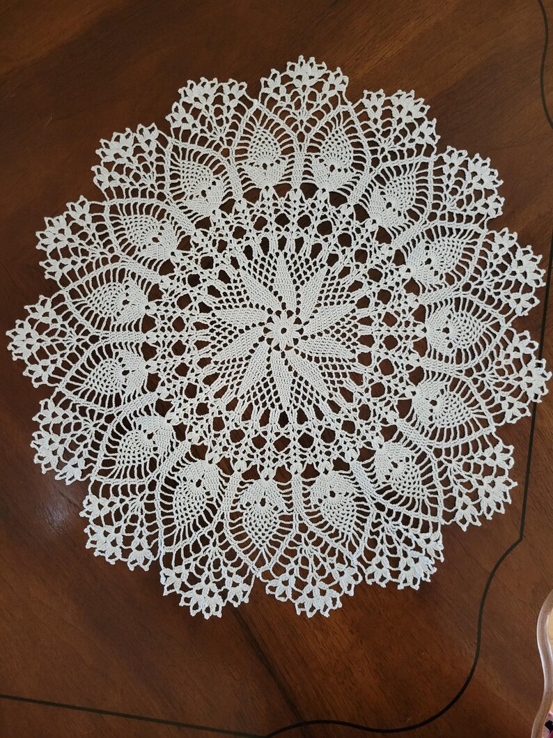 Handmade Crochet Doily | Perfect for Table Centerpiece, Elegant Home Decor, and Gifts | Timeless ...