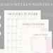 6 Pastel Coloured Daily/weekly/monthly DIGITAL & Printable - Etsy
