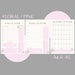 Pastel Pink Floral Printable and Digital Daily, Weekly and Monthly ...