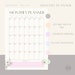 Pastel Pink Floral Printable and Digital Daily, Weekly and Monthly ...