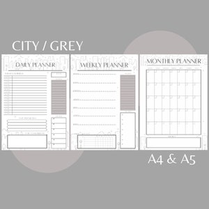 6 Pastel Coloured Daily/weekly/monthly DIGITAL & Printable Planners - Etsy