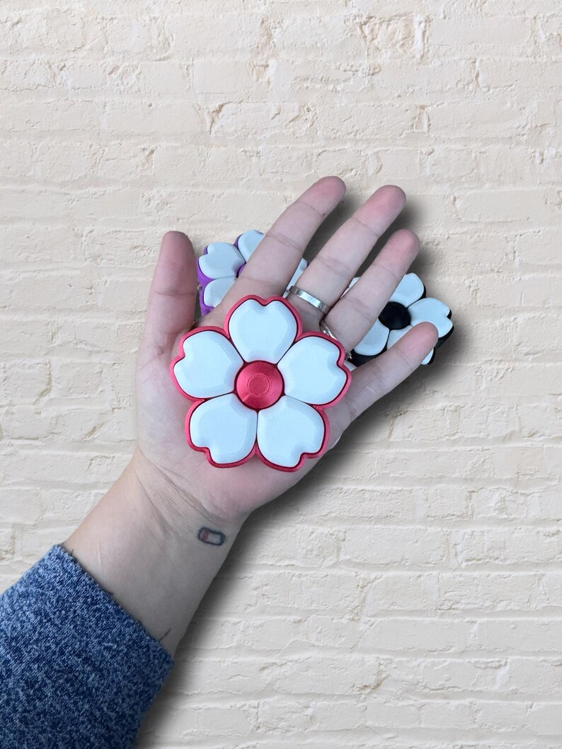 Flower Clicker Fidget Toy Floral Button Click Sensory - Etsy