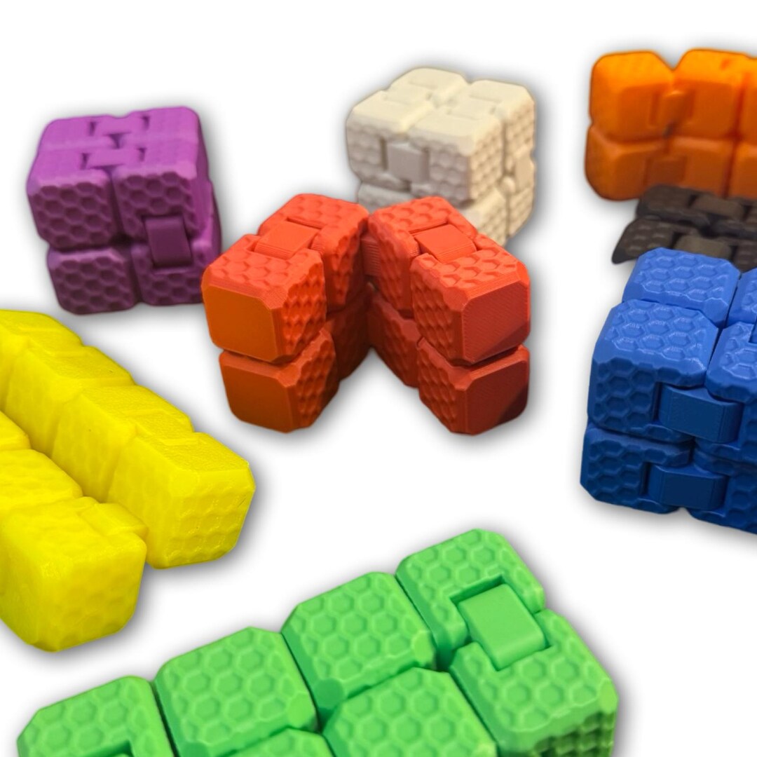 Infinity Folding Cube Fidget Desk Toy ADHD - Etsy