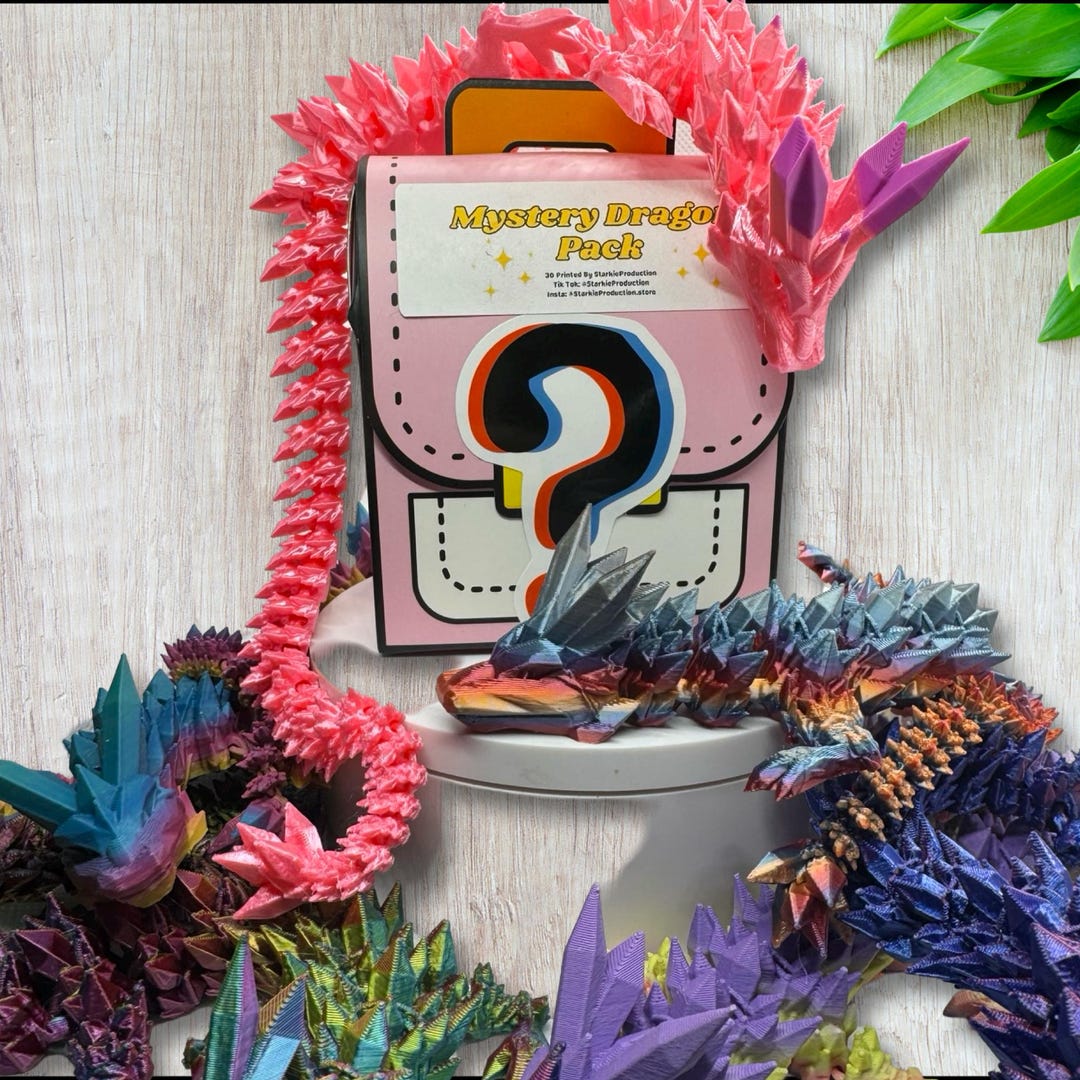 Mystery Dragon Pack (1 Dragon) Mystery Box Mystery Bag Fidget ...