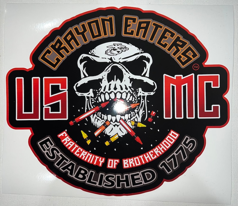 Crayon Eater Vinyl Decal - Etsy