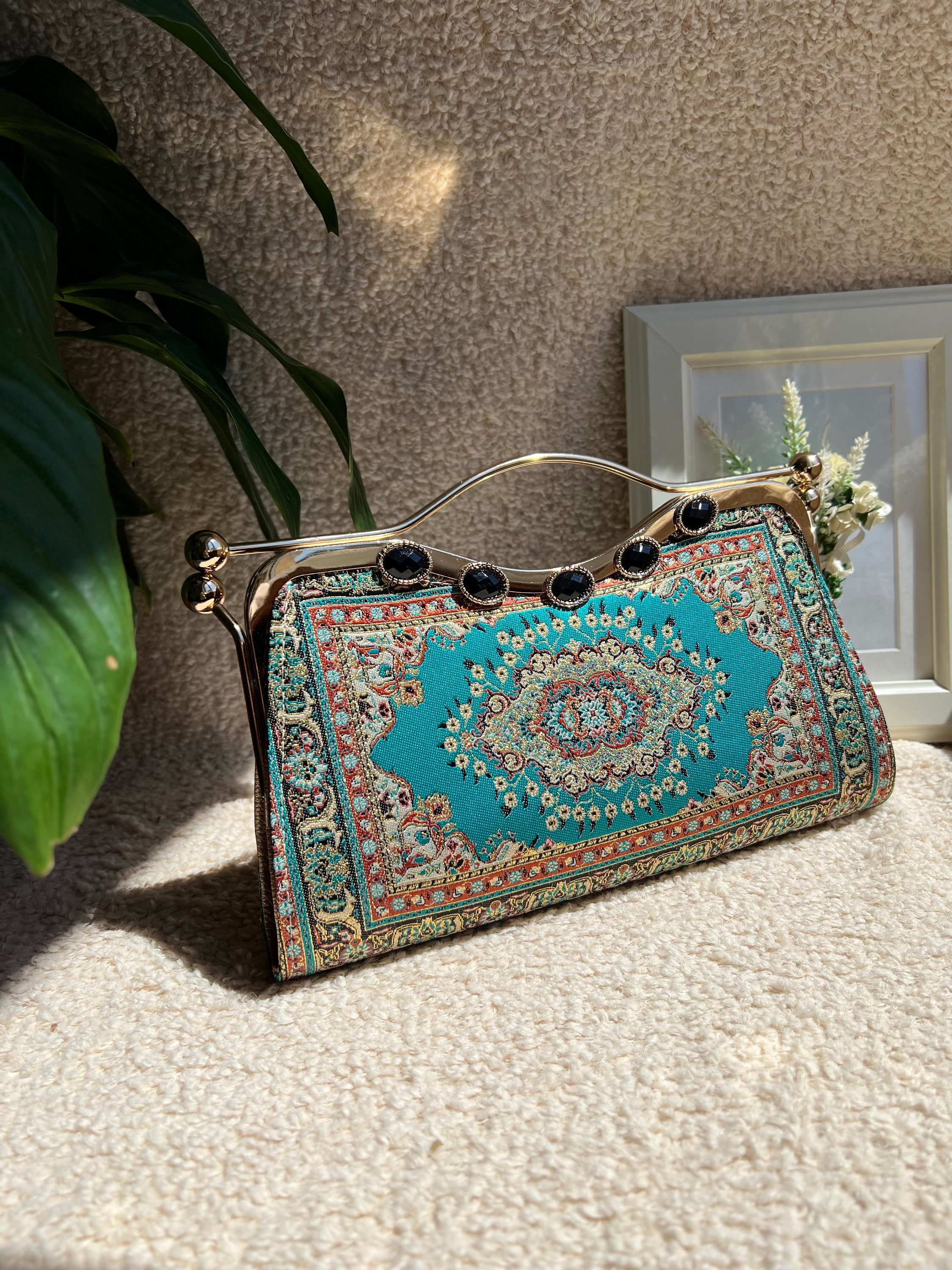 Blue Kilim Design,boho Clutch Bag, Turkish Kilim Bags, Carpet Bags ...