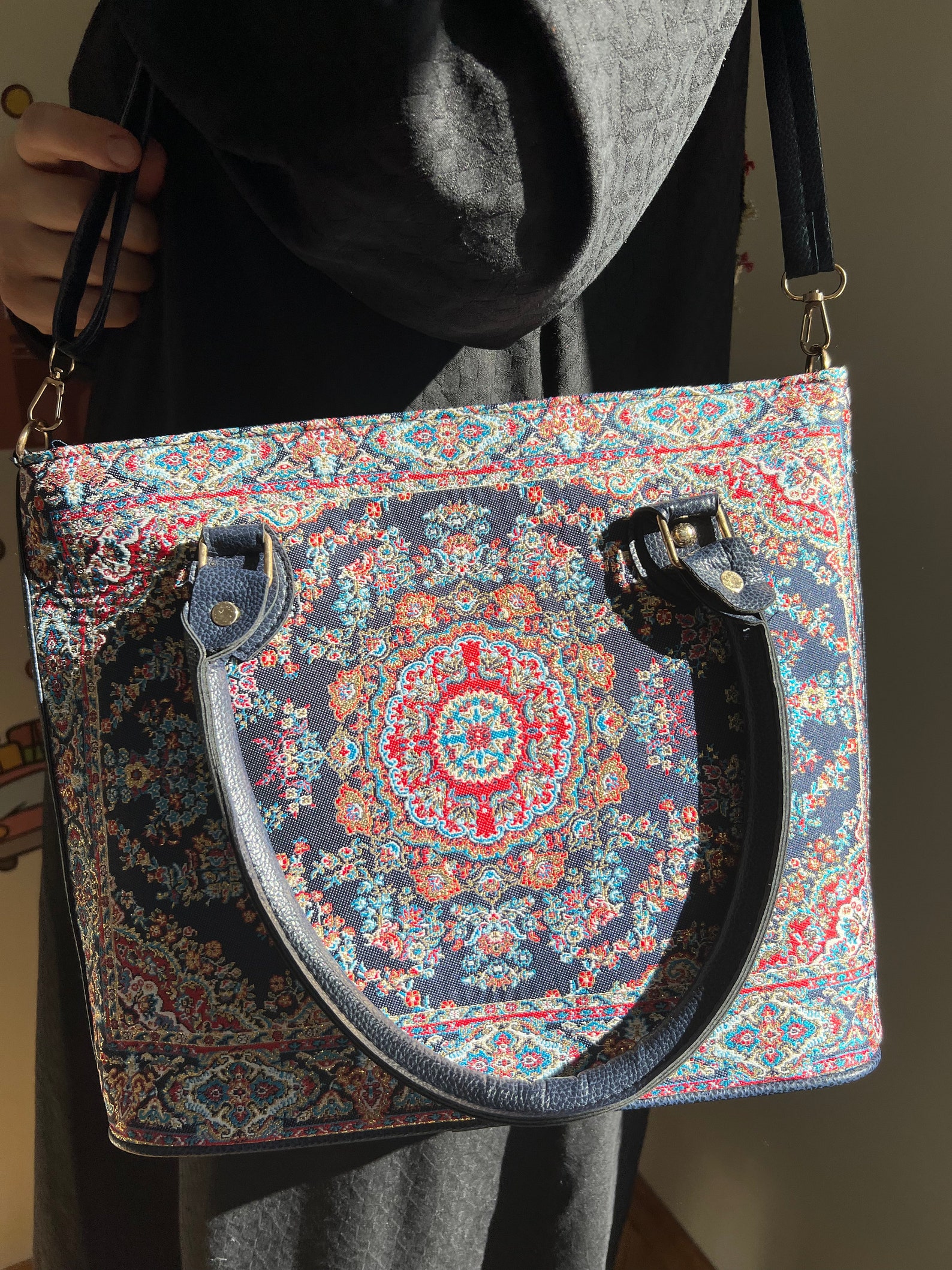 Women's Turkish Tote Bag,big Shoulder Bag ,boho Tote Bag ,vegan Leather ...
