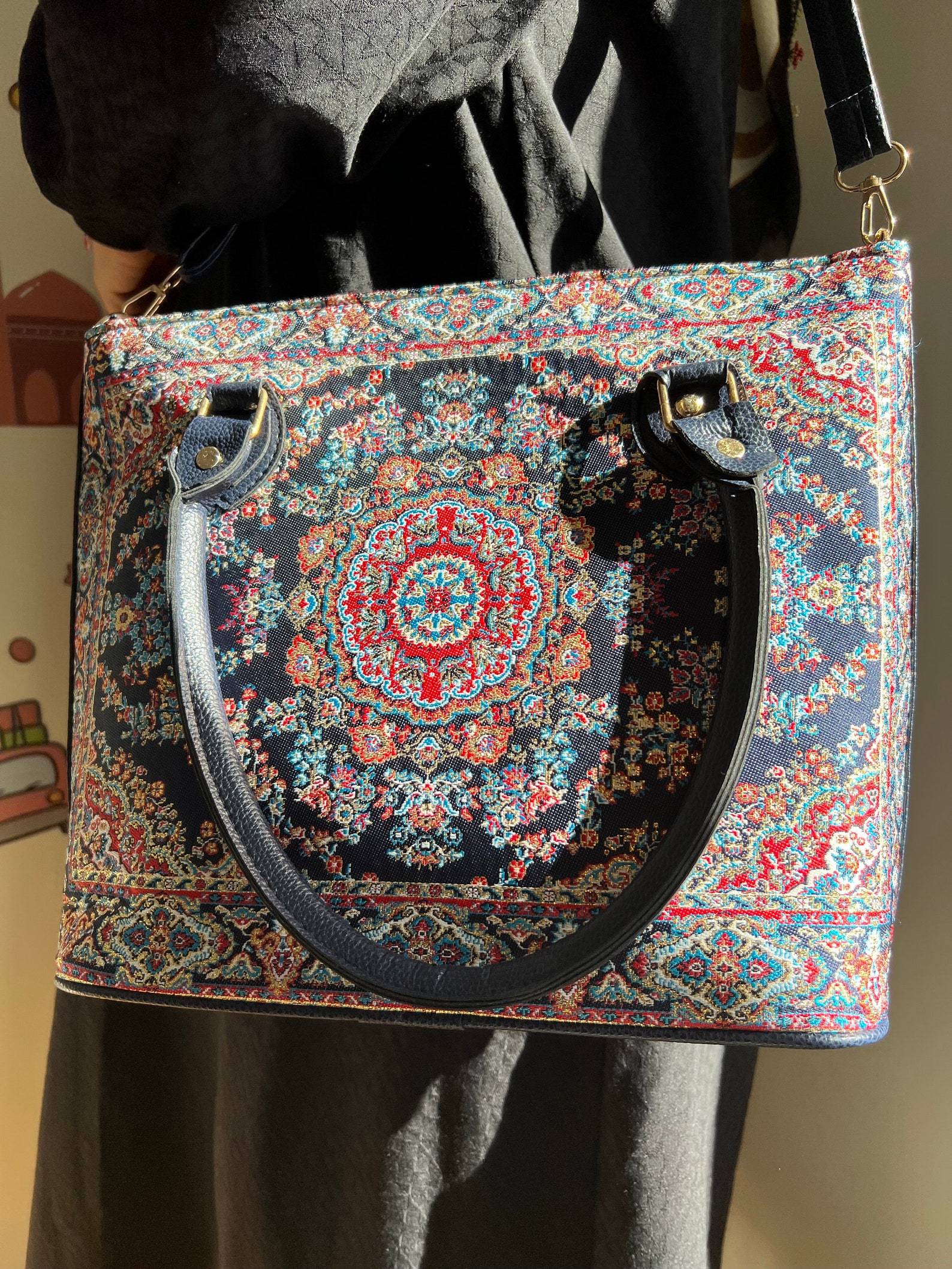 Women's Turkish Tote Bag,big Shoulder Bag ,boho Tote Bag ,vegan Leather ...