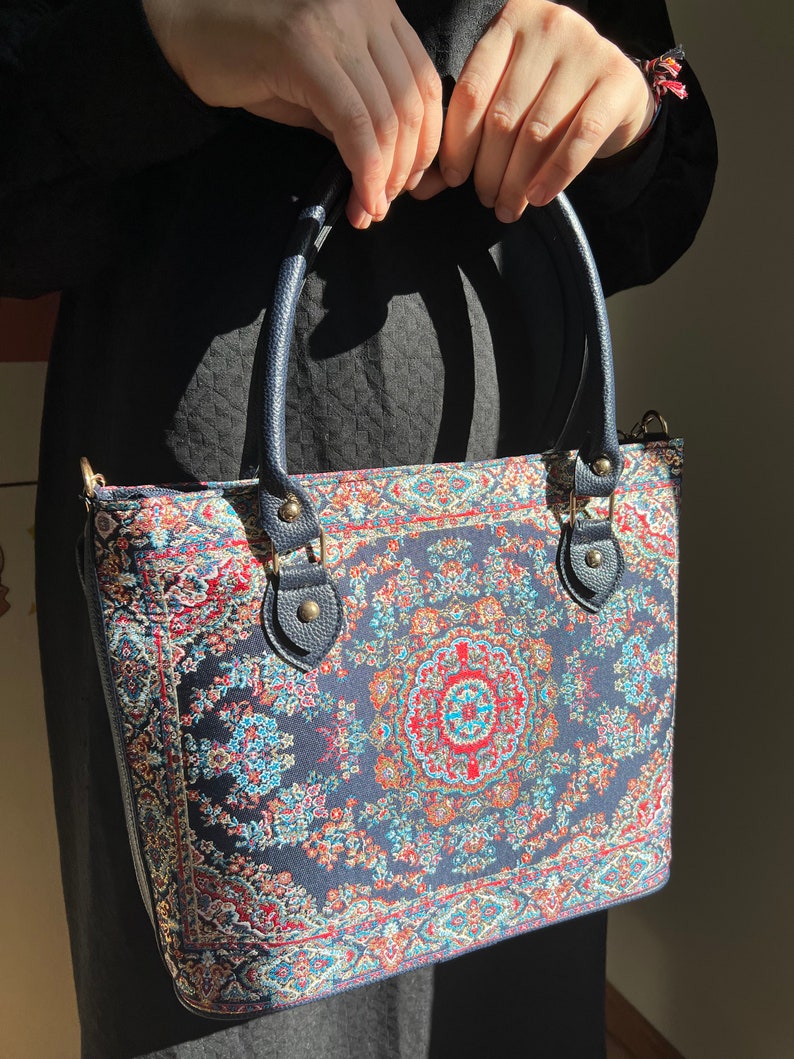 Women's Turkish Tote Bag,big Shoulder Bag ,boho Tote Bag ,vegan Leather ...