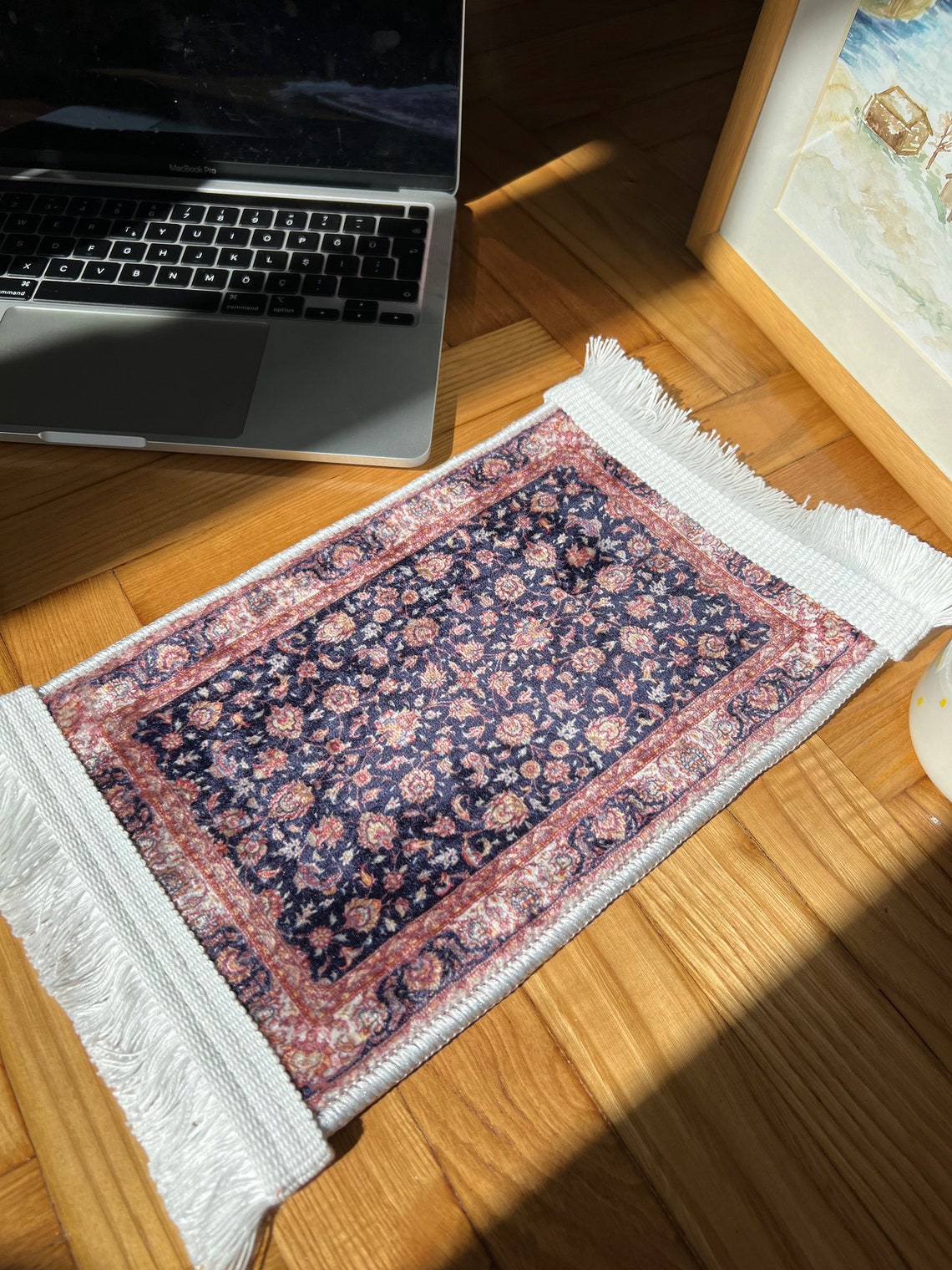 Turkish Carpet Style Mouse Padminiature Rug Mouse Pad Home - Etsy