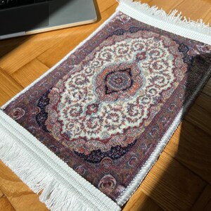 Turkish Carpet Style Mouse Pad,miniature Rug Mouse Pad, Home Office ...