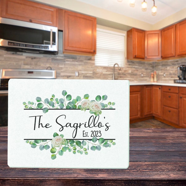 Custom Tempered Glass Cutting Board - Etsy