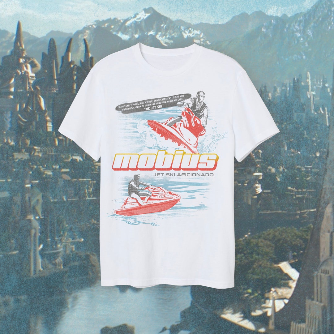Retro-inspired Mobius Jet Ski Tee - Etsy