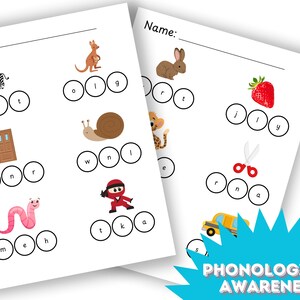 Ending Sound Worksheets | Phonics CVC Amplify Phonemic Awareness ...