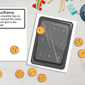 Count the Cookies | Math for Kids Pre-school Activities Worksheet ...
