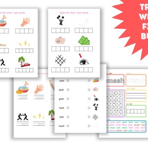 CVC Workbook| Homeschool Resources, Phonics Activity Sight Words ...