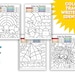 Beginner Color by Number Printable Worksheet, Educational Activities ...
