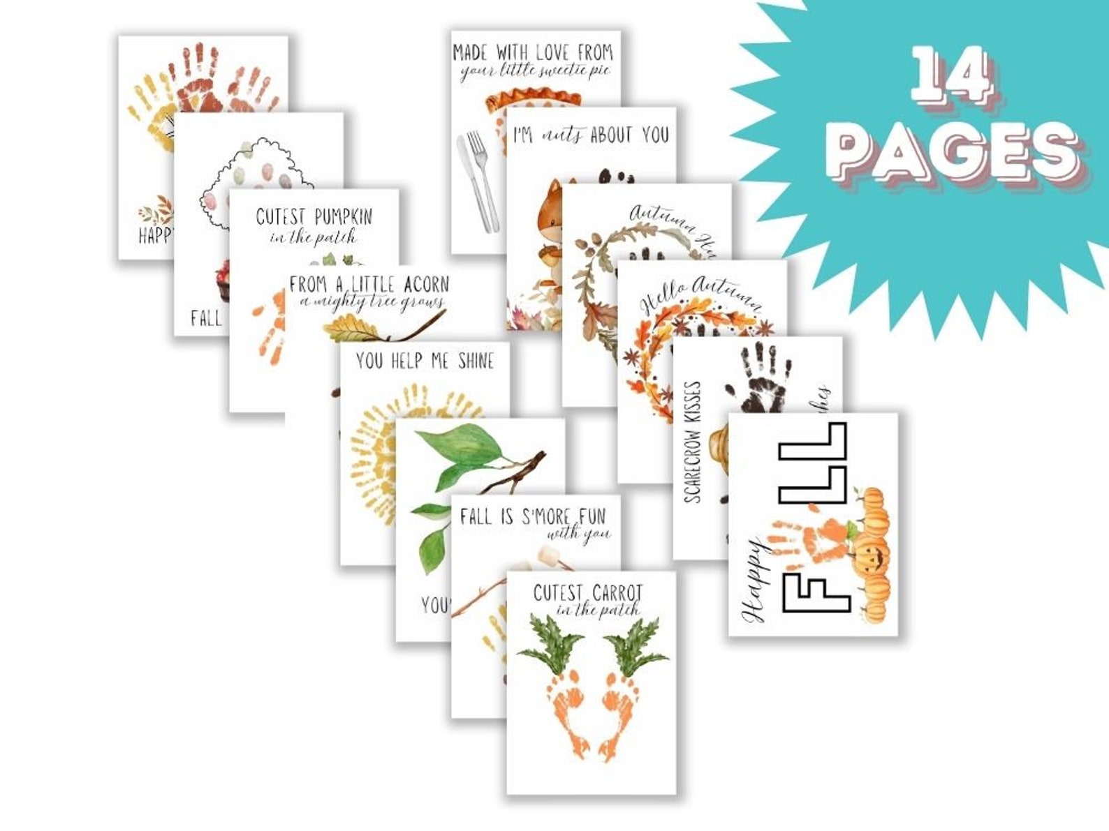 Fall Handprint Craft | Fall Handprint Art, Craft for Kids, Autumn ...