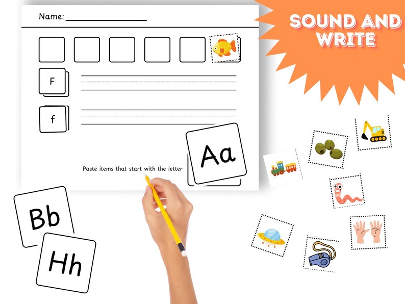 Beginning Sounds Worksheets for Kindergarten + Preschool Phonics CVC ...