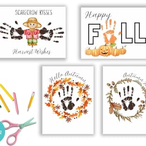 Fall Handprint Craft | Fall Handprint Art, Craft for Kids, Autumn ...