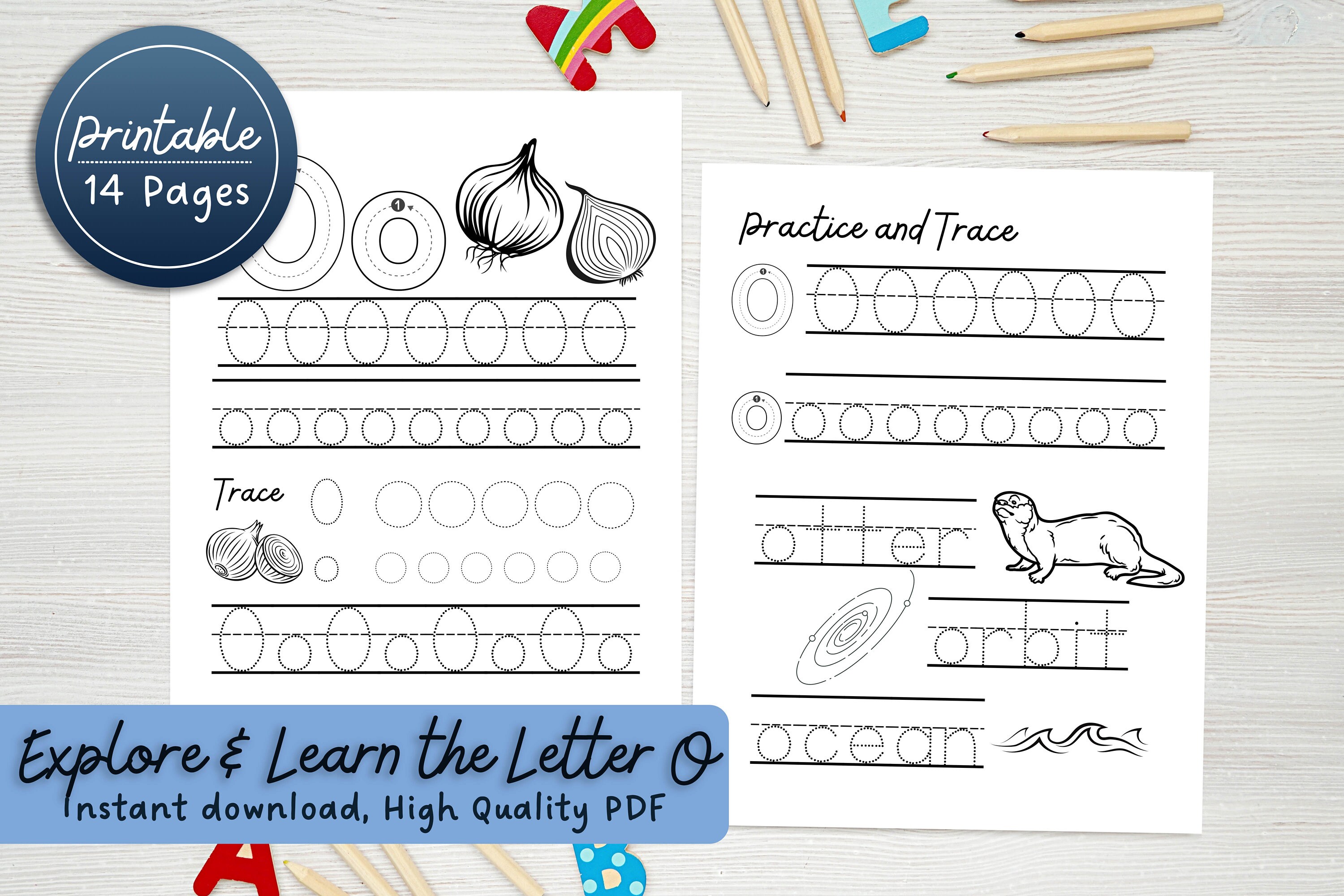 Letter of the Week O - Alphabet Learning, Preschool Worksheets ...