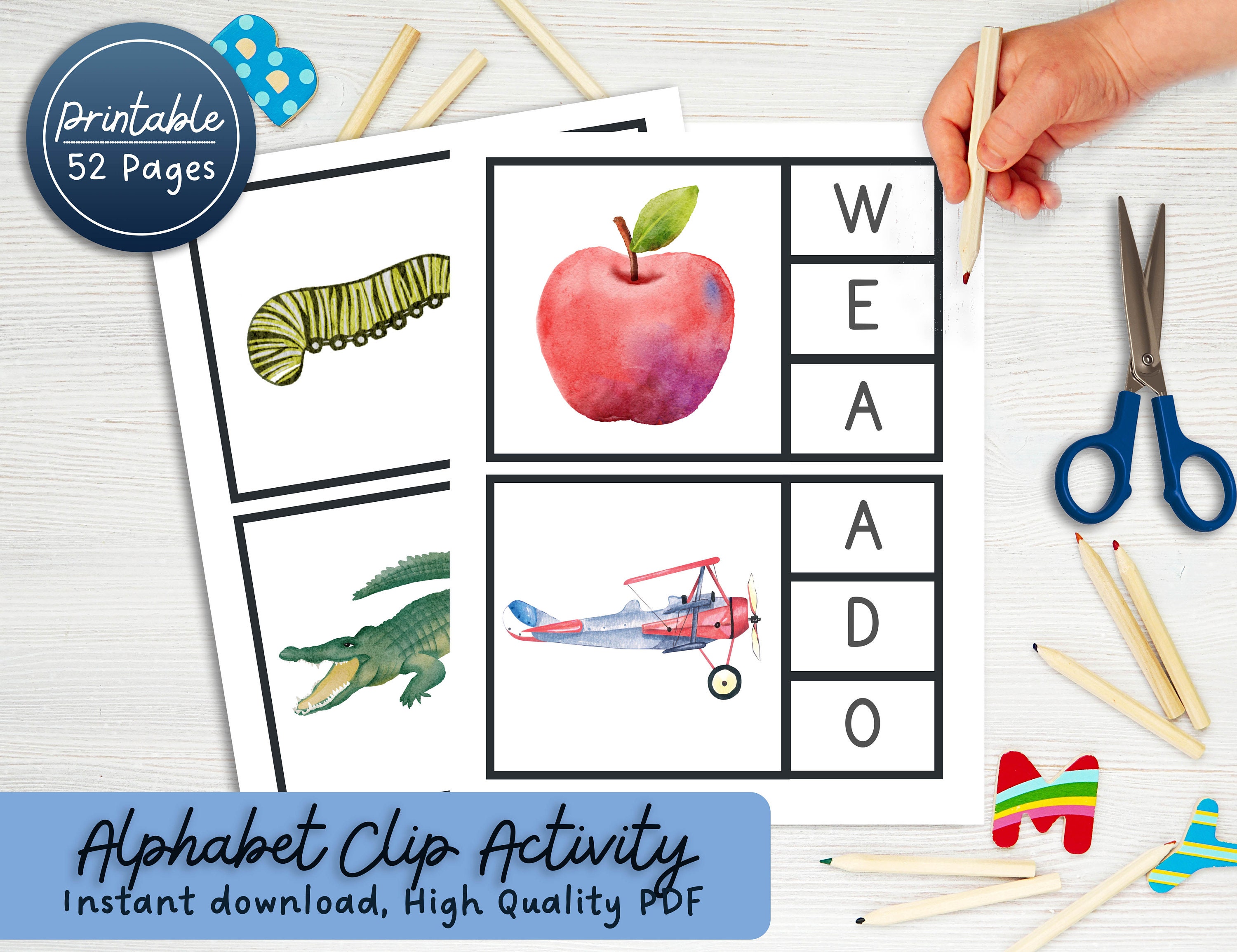 Alphabet Clip Cards | Peg It Flash Cards, Peg It, Clip Cards ...