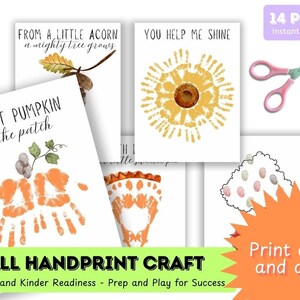 Fall Handprint Craft | Fall Handprint Art, Craft for Kids, Autumn ...