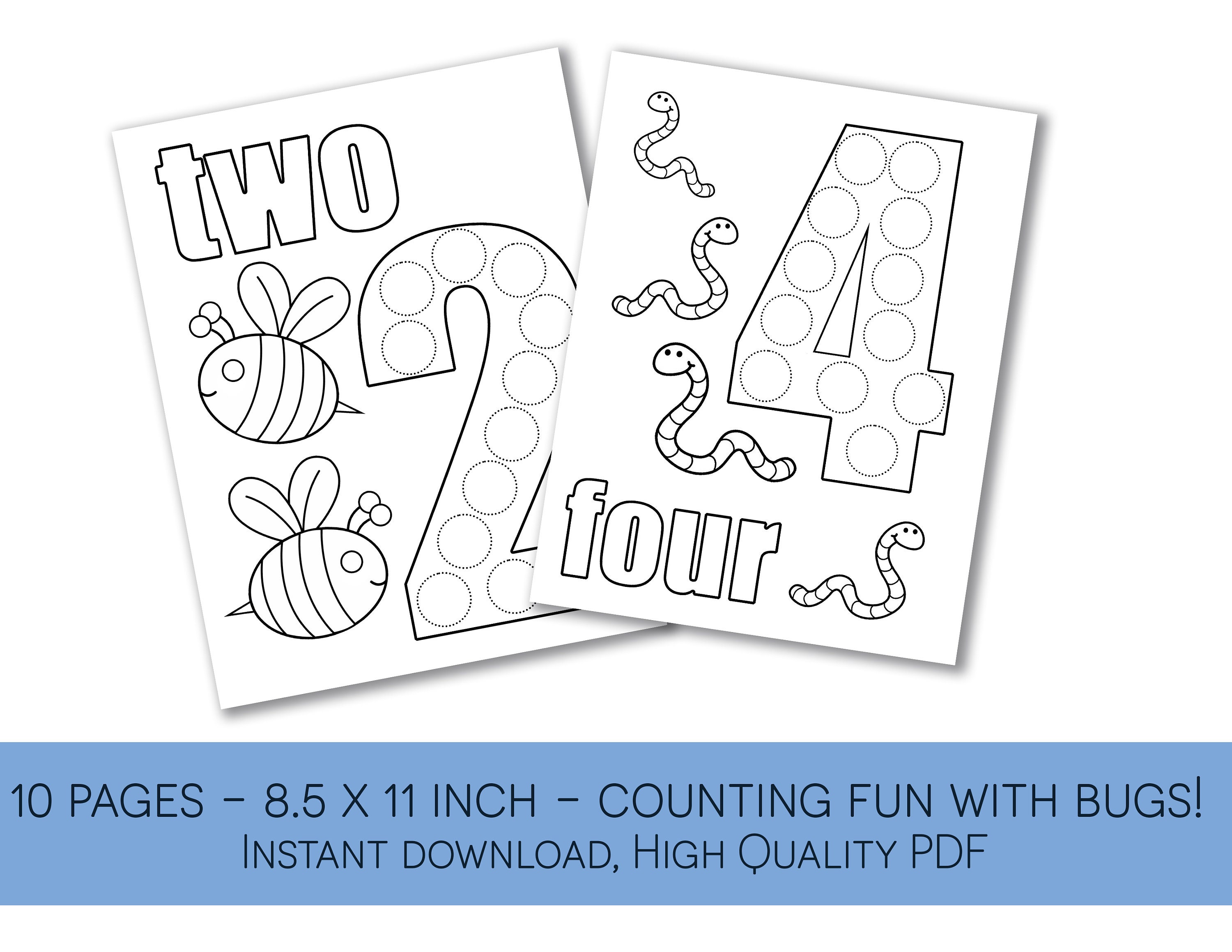 Do A Dot Printable Preschool Printable Activity Coloring - Etsy