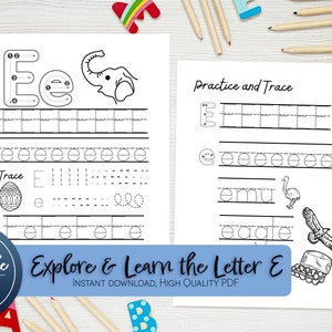 Letter of the Week E - Alphabet Learning, Preschool Worksheets ...