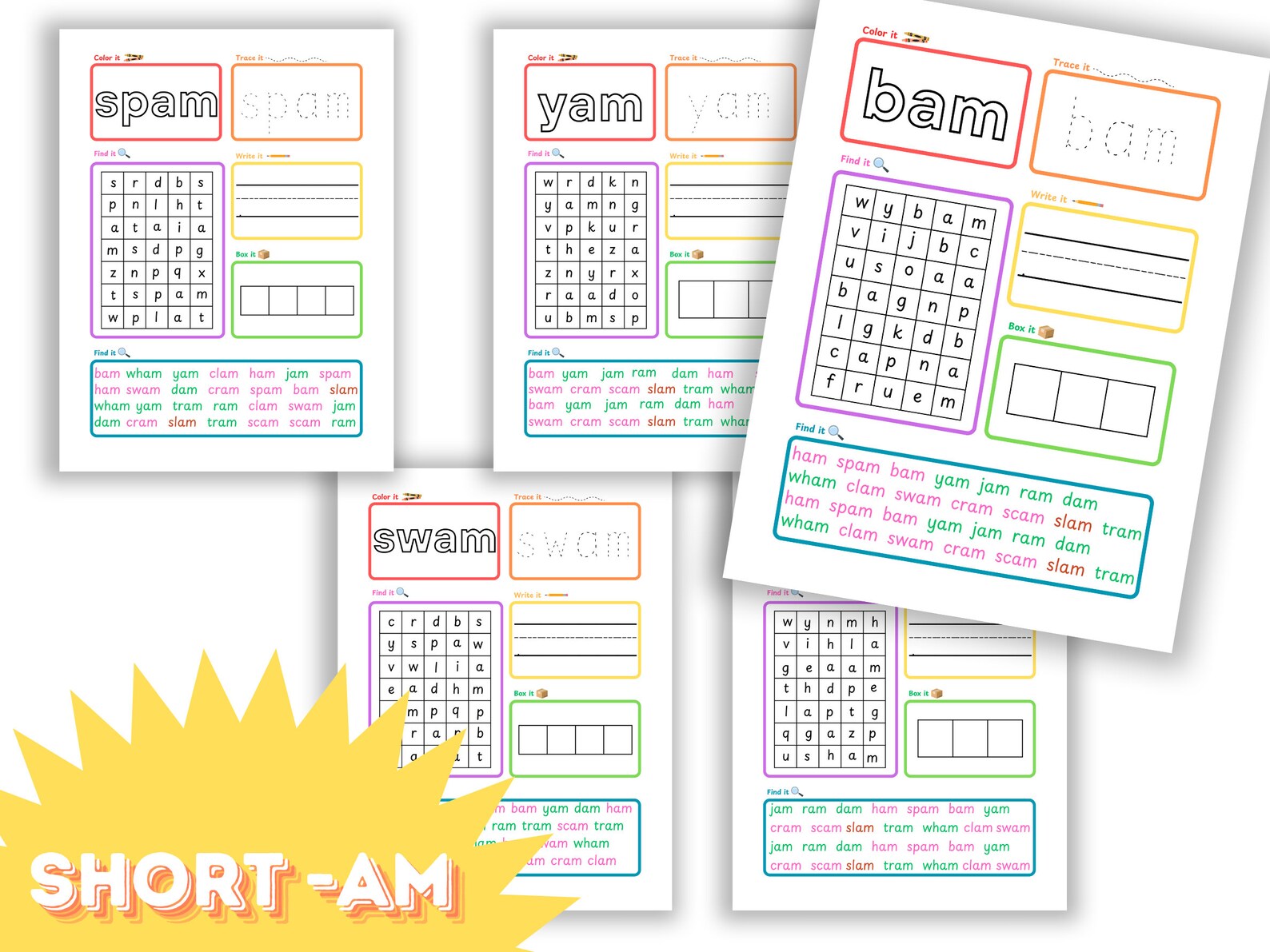 CVC Workbook| Homeschool Resources, Phonics Activity Sight Words ...
